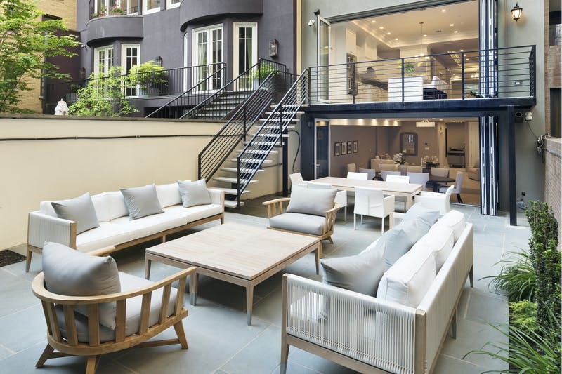 New York Townhouse Back Yard