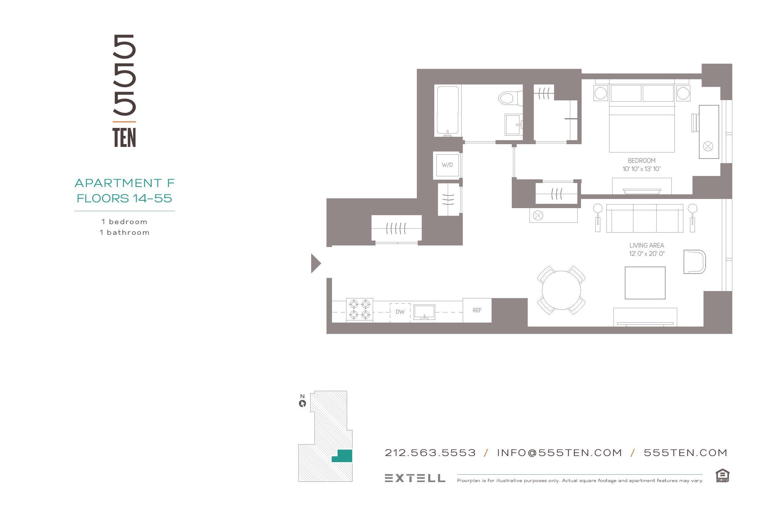 Midtown West Luxury Rentals | 555TEN