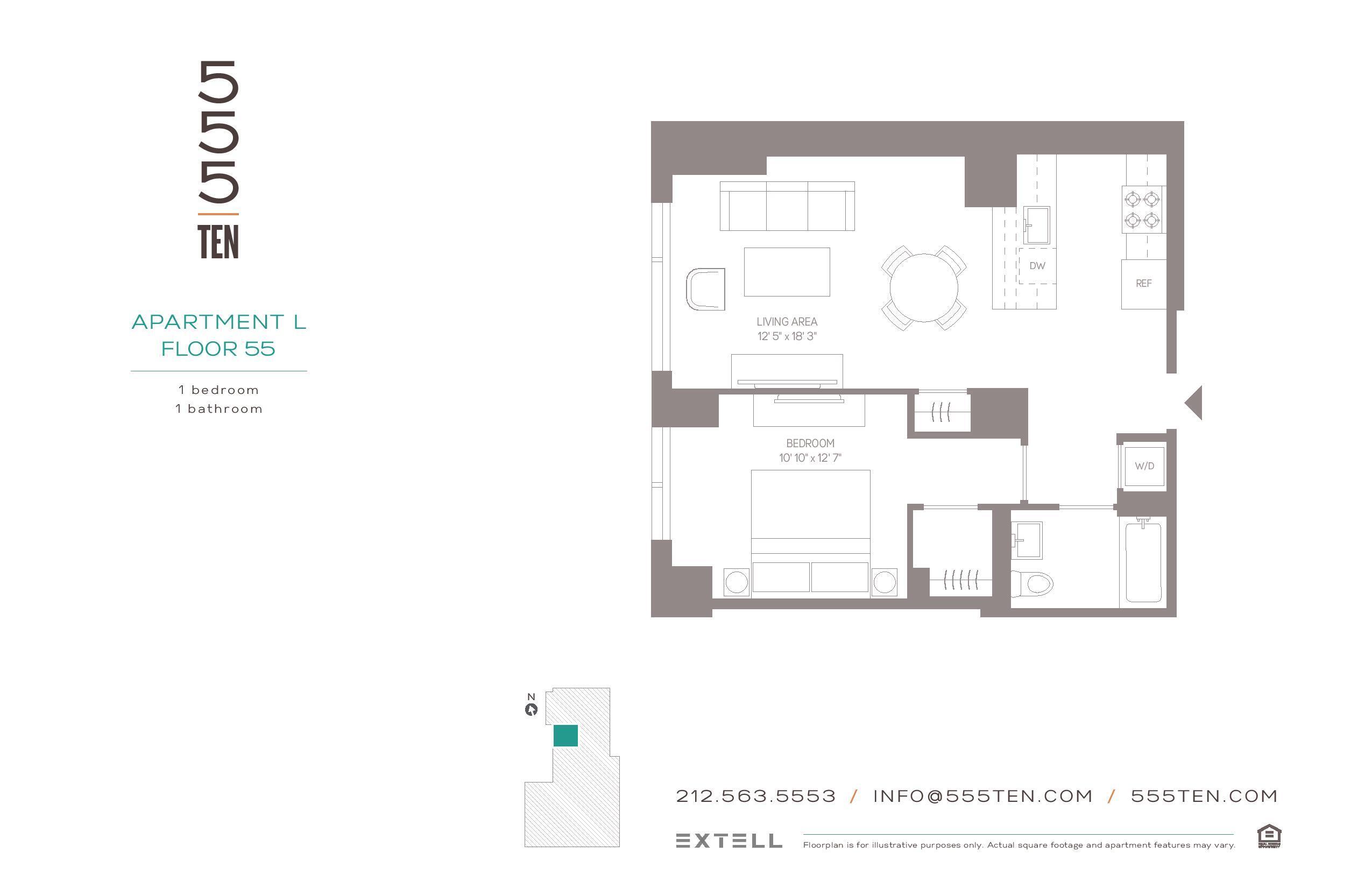 Midtown West Luxury Rentals | 555TEN